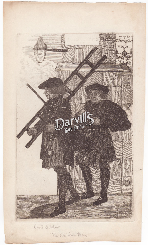 John Kay Scottish military and legal portraits original antique ...